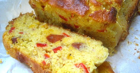 Cornbread w/ Chorizo & Red Pepper
